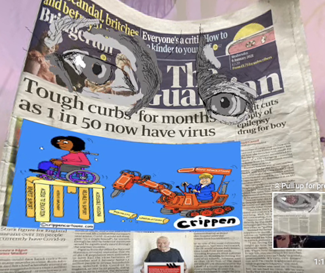 Connectivity 3: 'When Covid Came' by Dave Lupton - Disability Arts Online