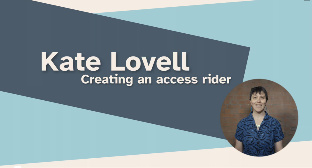 Access riders - Disability Arts Online