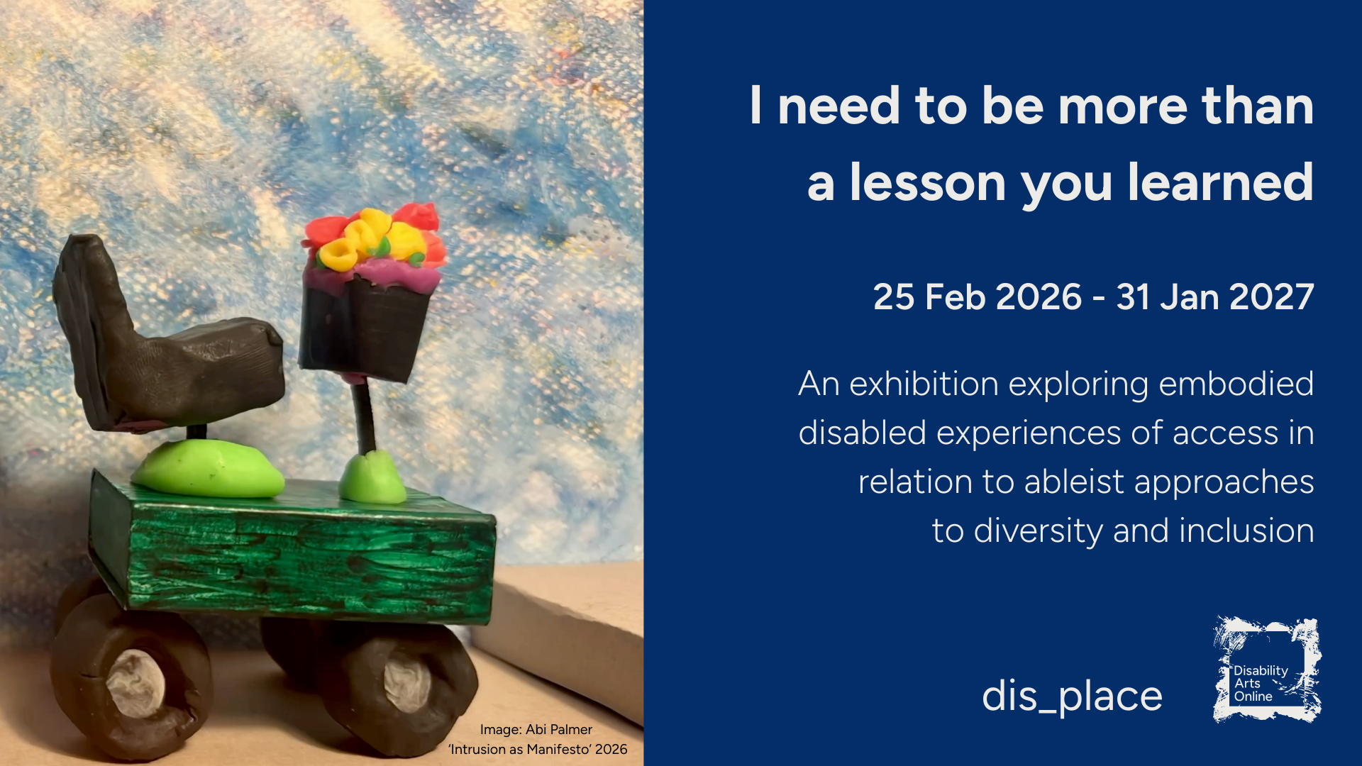 Introducing dis_place - Disability Arts Online